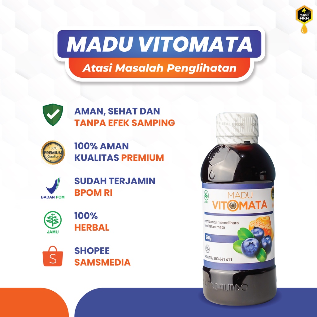 Jual Madu Vitomata Obat Mata Minus Vito Mata Merah Obat Herbal Mata ...