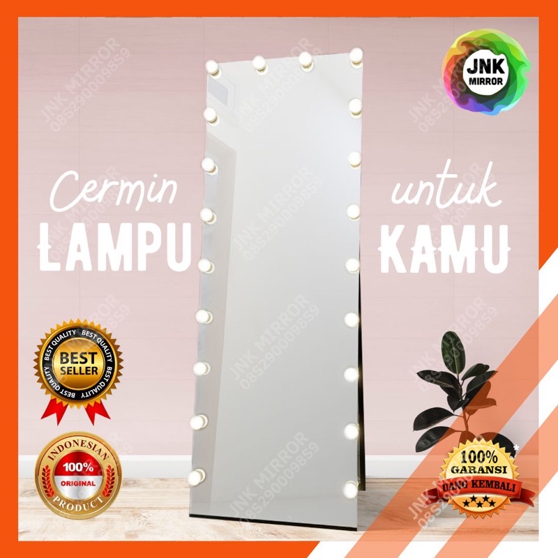 Jual Standing Mirror Lampu Led / Cermin Lampu Berdiri / Cermin Lampu ...