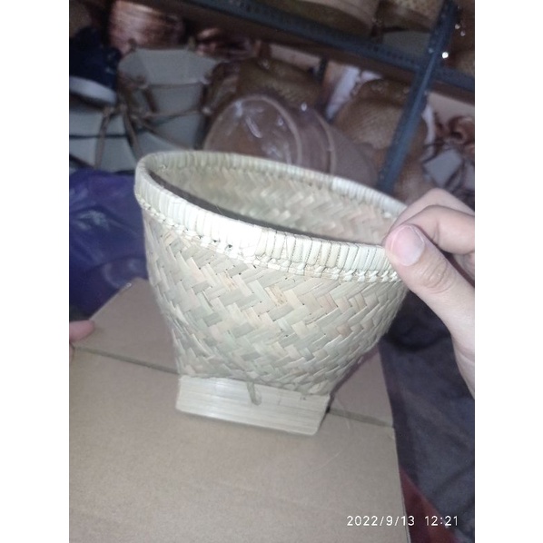Jual Wakul bakul nasi bambu kulitan ukuran 15 cm | Shopee Indonesia