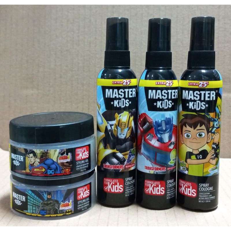 Jual MASTER KIDS Cologne & StylingGel | Shopee Indonesia