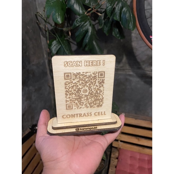 Jual QR Code Sign, Barcode DANA, Papan Barcode Akrilik, Papan Barcode ...