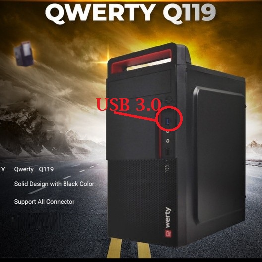 Jual Casing PC With PSU 500W Port USB 3.0 Front Panel | Shopee Indonesia