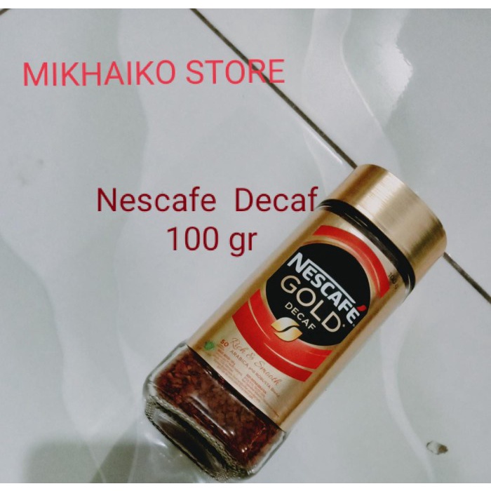 Jual NESCAFE GOLD Decaf Rich And Smooth 100 gr | Shopee Indonesia