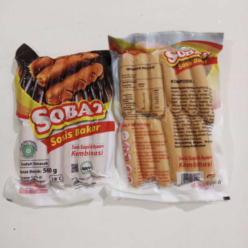 Jual SOBAT sosis bakar mini 12s 500gr | Shopee Indonesia