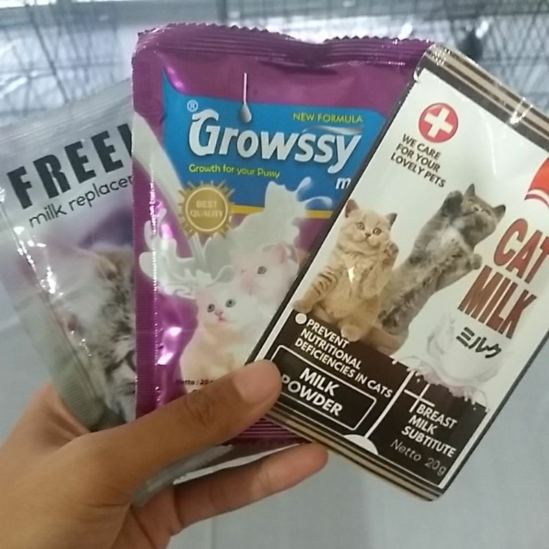 Jual susu kucing growsy, freelac, cat milk | Shopee Indonesia