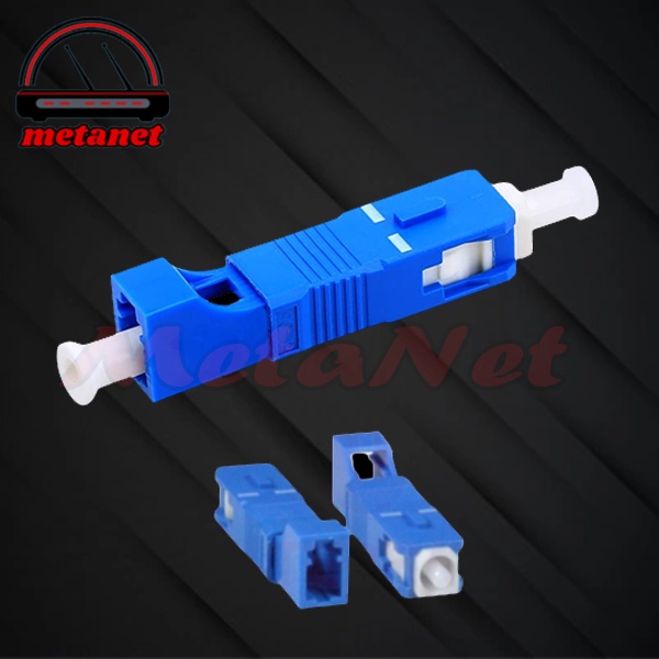 Jual Fiber Optic LC/UPC Female to SC/UPC Male Adapter|FO LC-SC Adapter | Shopee Indonesia