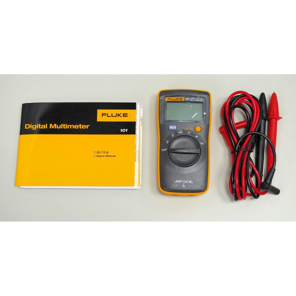 Jual Measuring Tool - Fluke 101 Basic Digital Multimeter AVOmeter ORIGINAL | Shopee Indonesia