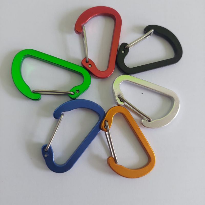 Jual carabiner snap kecil not for climbing gantungan kunci accesories ...