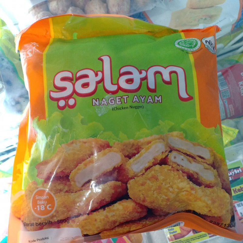 Jual naget salam / chicken nugget salam ORI 500 gram | Shopee Indonesia