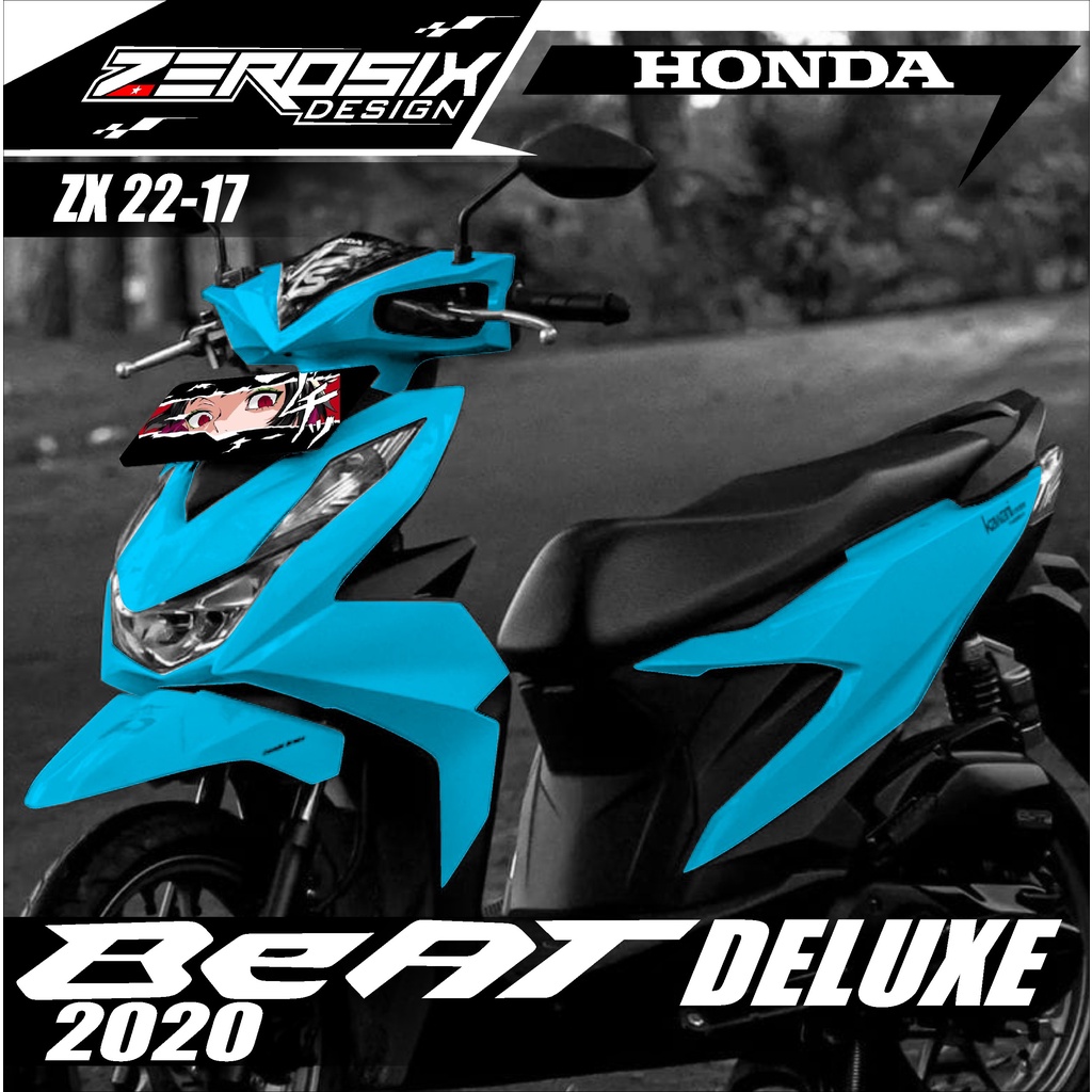 Jual Sticker Motor Full Body POLOS Honda Beat Deluxe Beat Street Decal ...