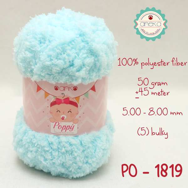 Jual ANEKA - Benang Rajut Handuk Poppy / Towel Yarn - 1819 | Shopee ...