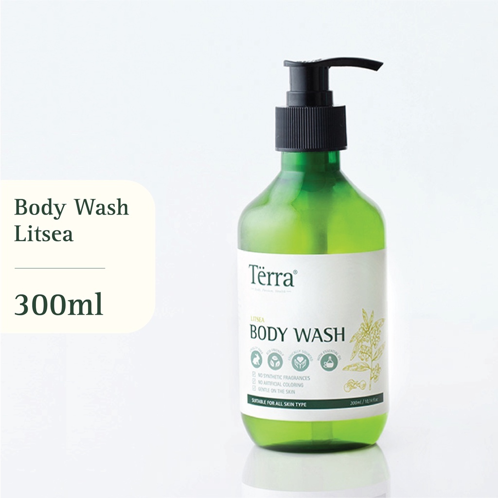 Jual Terra Bodywash Litsea Castile Soap ( 300 ml ) | Shopee Indonesia