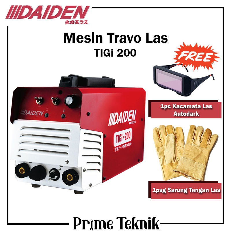 Jual Mesin Travo Las Argon TIGi 200 Daiden Welding Inverter TIGi200 TIG ...