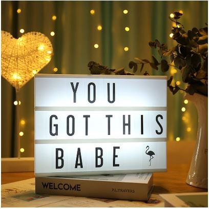 Jual Lampu Display A4 Cinematic LED Light / Cinematic Letter Box / DIY ...