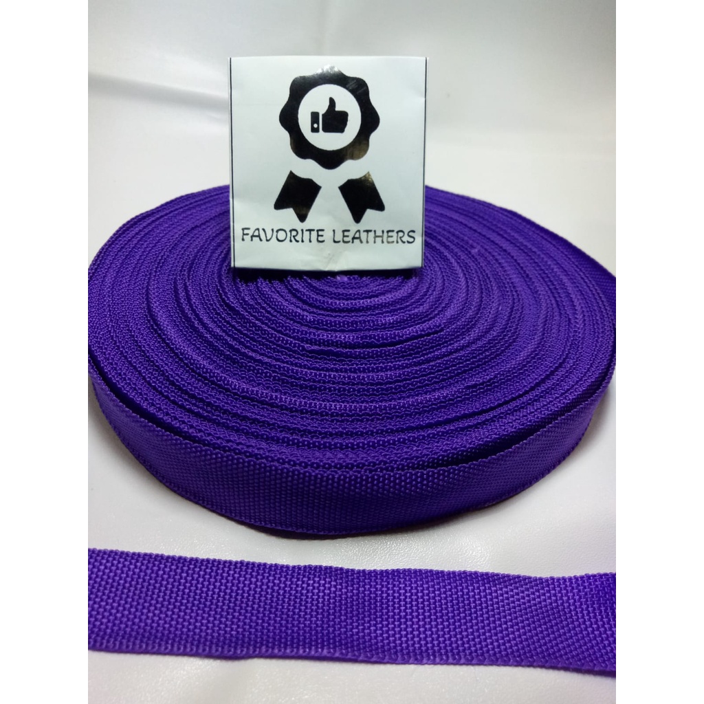 Jual Tali Webbing Bisban Tali Tas PL Lebar 2 cm ISI 45M PL 20 MM UNGU ...
