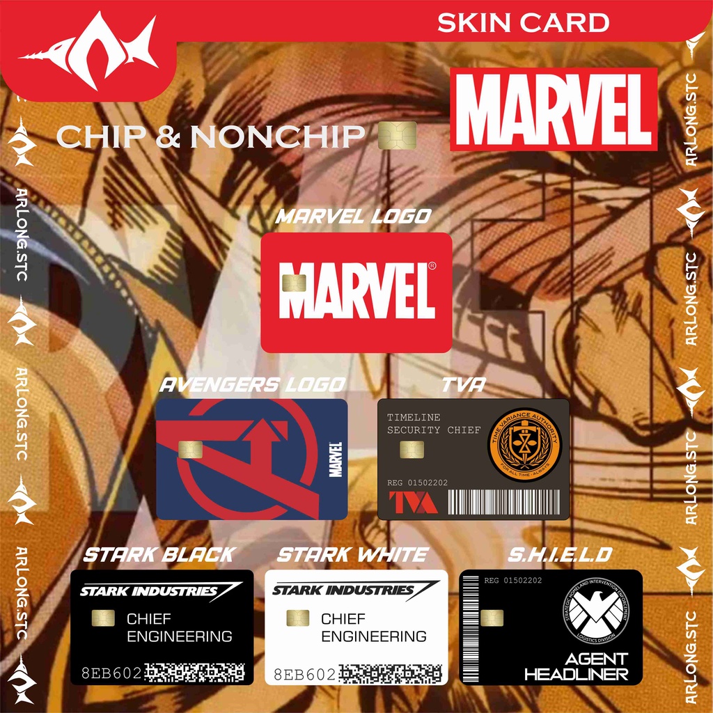 Jual VINIL Skin Card / Skin Kartu / Sticker Kartu ATM Chip & Nonchip ...