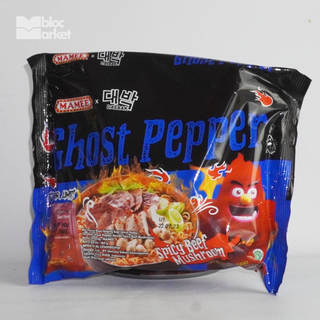 Jual MAMEE GHOST PEPPER NOODLE BEEF MUSHROOM 103GR | Shopee Indonesia