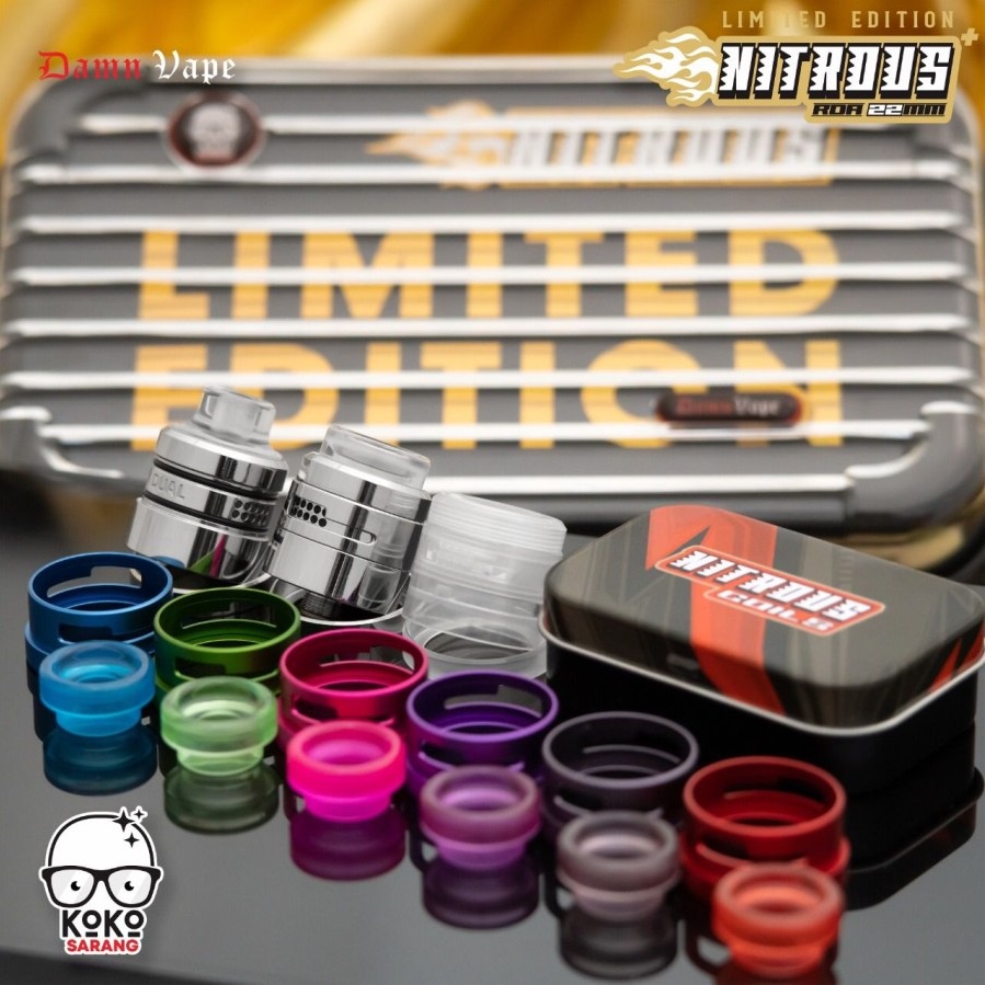 Jual Nitrous RDA LIMITED EDITION KIT RDA 22MM - Sarang Vapers x Damn ...