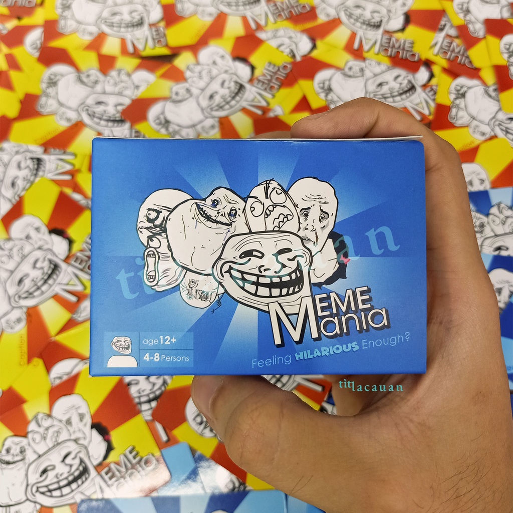 Jual Kartu Permainan Meme Mania Lucu Limited Edition BLUE - Exclusive ...