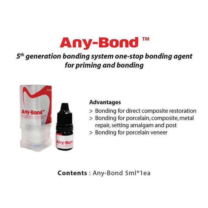 Jual Any-Bond / Dental Bonding / Bonding Gigi Generasi 5 - Alat Dan ...