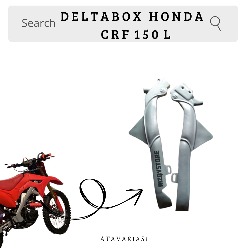 Jual DELTABOX HONDA CRF 150 L BODYGUARD COVER CRF FRAME BODY WARNA ...