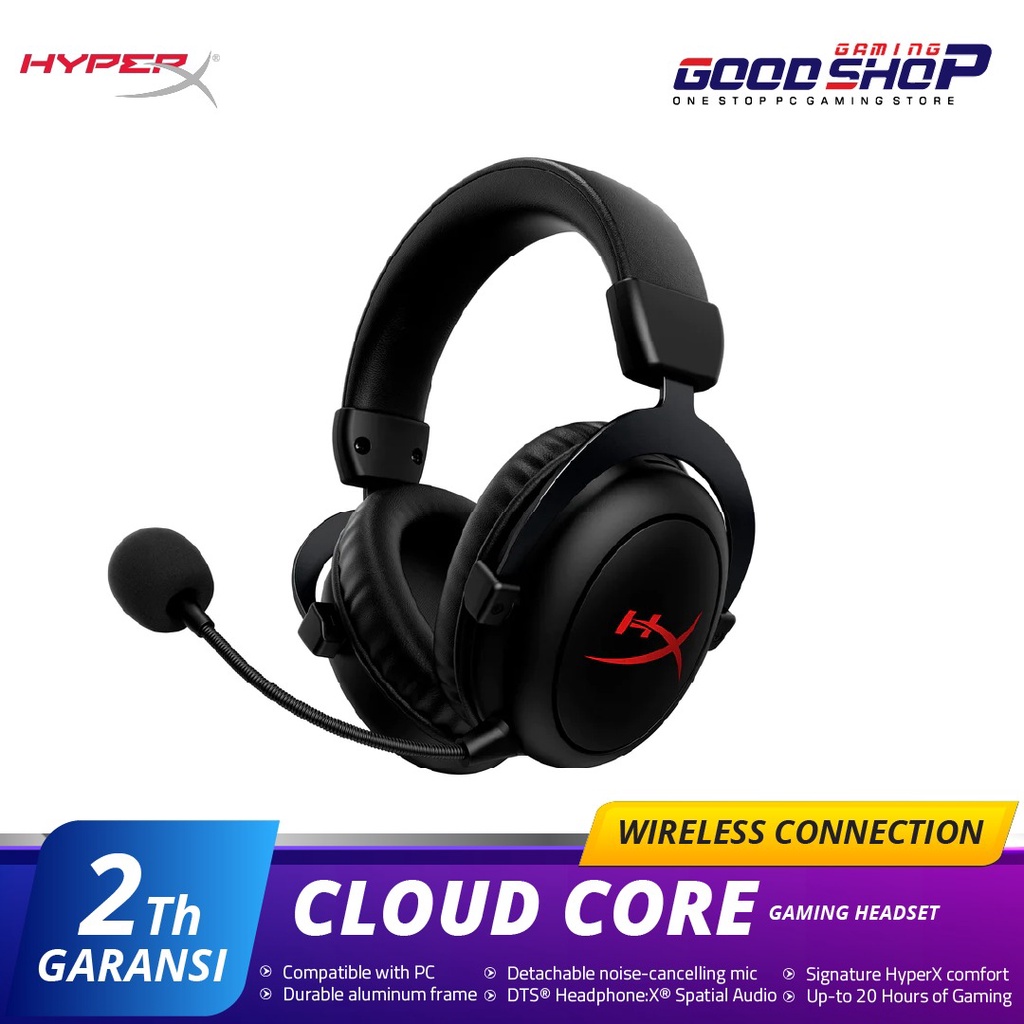 Jual HyperX Cloud Core Wireless - Gaming Headset | Shopee Indonesia