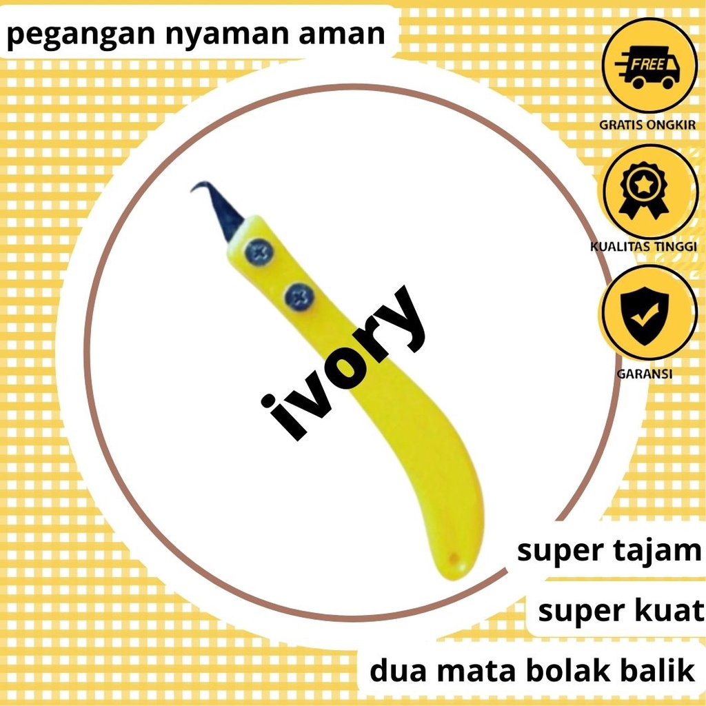 Jual pisau peruncing jalu super tajam dan kuat ivory | Shopee Indonesia