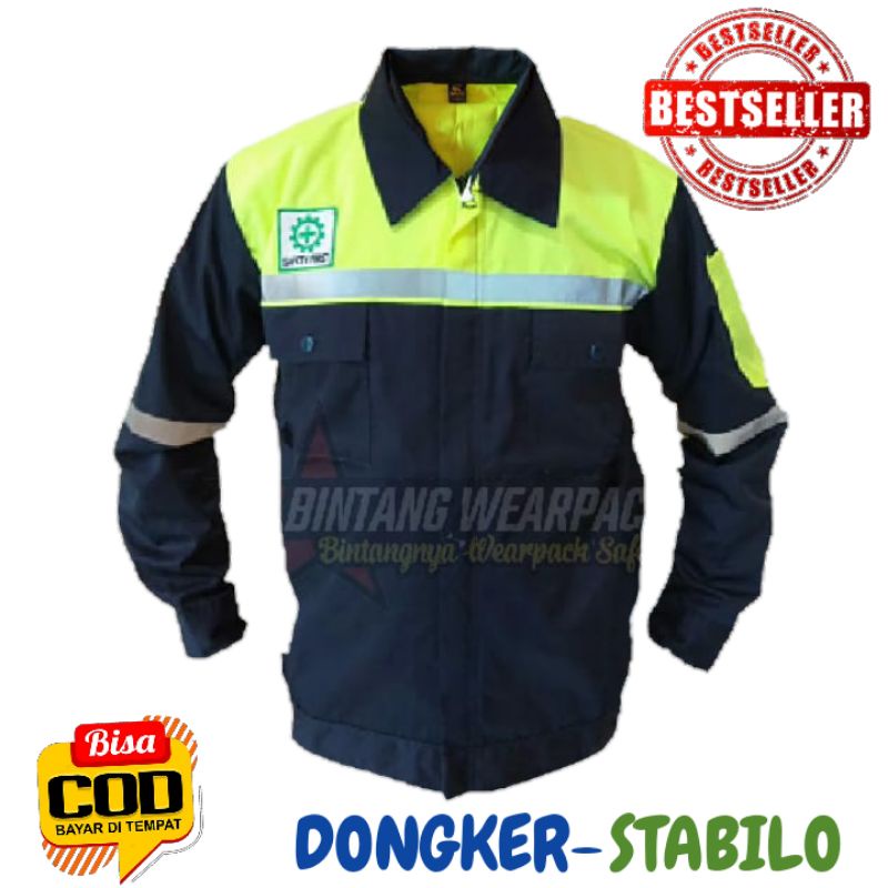 Jual Wearpack safety/pakaian kerja proyek/baju wearpack/wearpack atasan ...