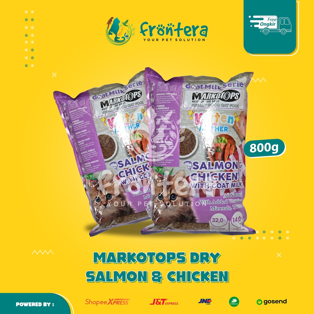 Jual FRONTERA I Markotops Dry 800gr All Varian Mother & Kitten Cat Food ...