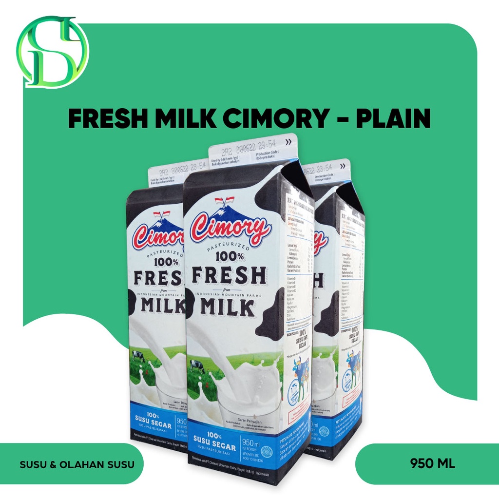 Jual CIMORY FRESH MILK PLAIN 950ml | Shopee Indonesia