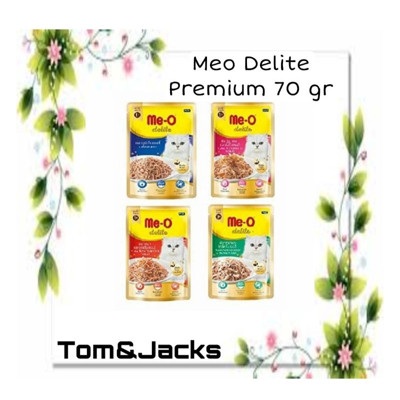 Jual MeO Delite Premium 70gr Makanan Basah Kucing Wet Food Pouch Sachet ...