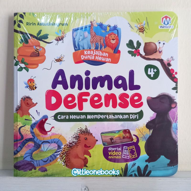 Jual Animal Defense buku anak ziyad / buku sains hewan melindungi ...