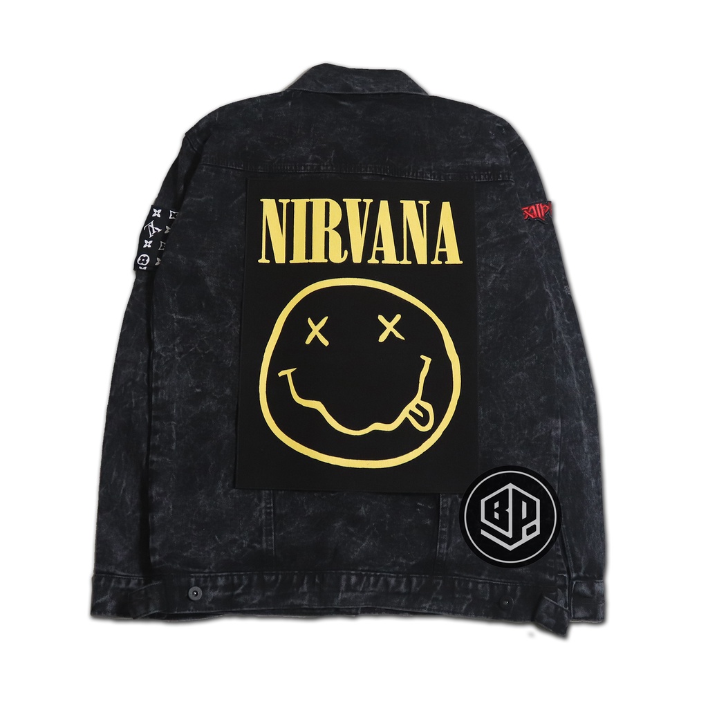 Jual BACK PATCH SABLON BESAR PUNGGUNG JAHIT NIRVANA | Shopee Indonesia
