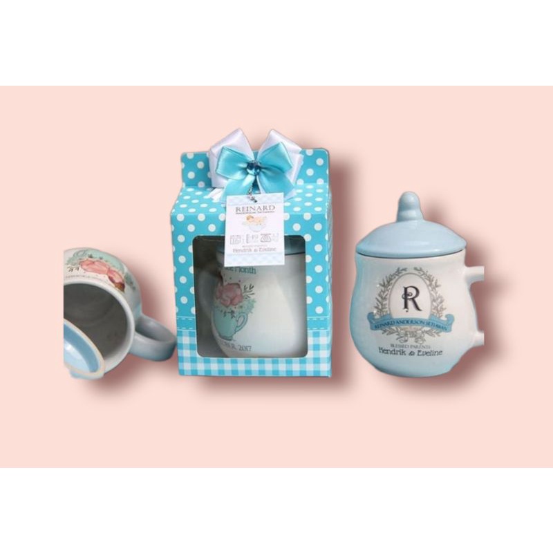 Jual Dus mug 11x10x12 Polkadot (Pink, Birumuda,Merah,Fanta) beri ...