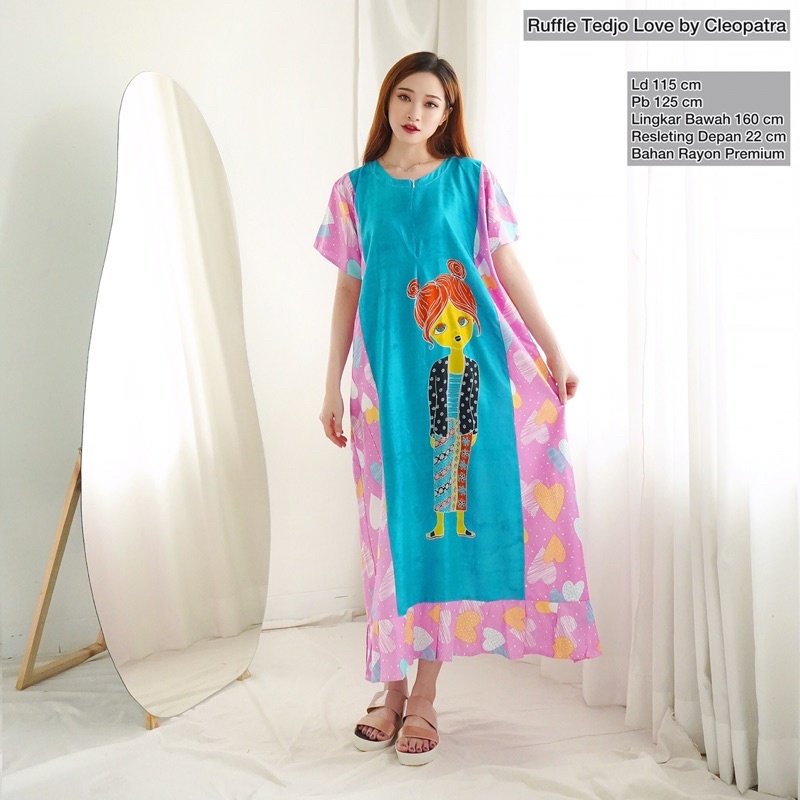 Jual Daster Ruffle Tedjo Love by Cleopatra (ECER PILIH WARNA & GROSIR ...