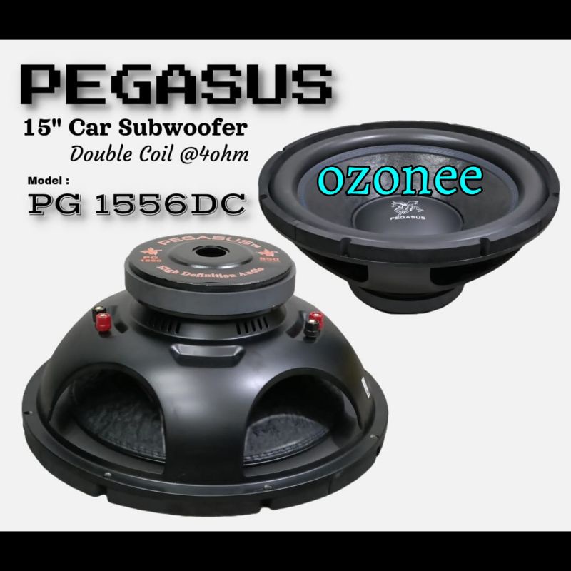 Jual SUBWOOFER 15 INCH PEGASUS PG 1556 DOUBLE COIL PEGASUS 15 INCH ...