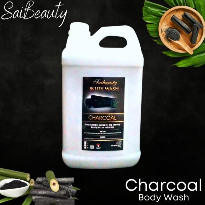 Jual SAIBEAUTY Sabun Mandi CHARCOAL Bath & Body Wash JERIGEN 5 LITER ...