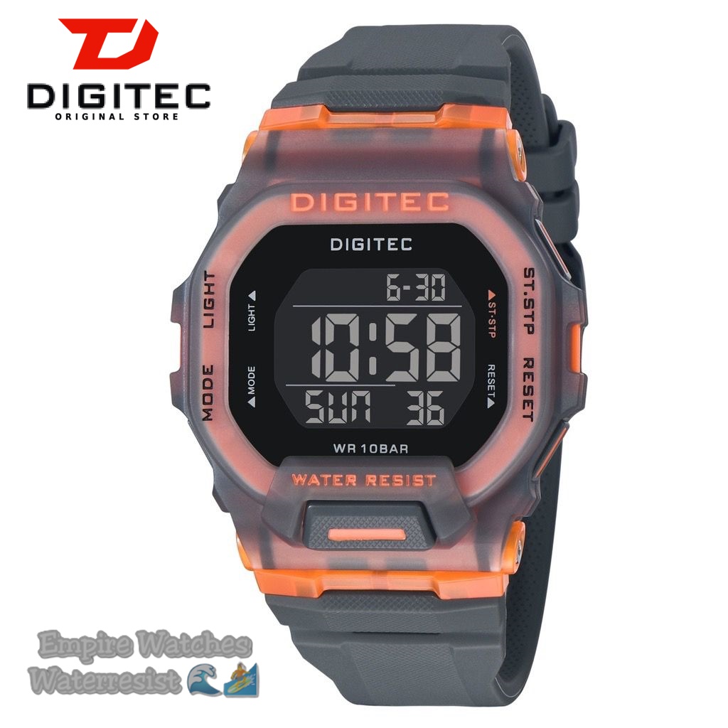 Jual Jam Tangan Digitec DG5169T 5169 Pria Cowok Digital Strap Rubber ...