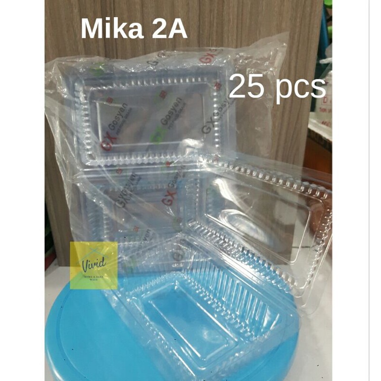 Jual Mika Kue 2A - Mika Plastik Bening 2A - Mika 2A (25pcs) | Shopee ...