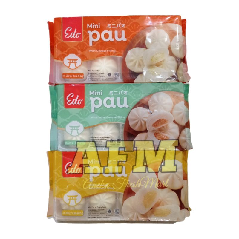 Jual EDO MINI PAU (BANANA/SALTED CARAMEL/CHEESE ) JAPANESE EDITION ...