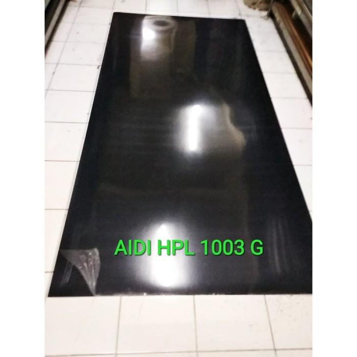 Jual AH-1003G BLACK GLOSSY HPL SOLID GLOSSY HPL HITAM POLOS KILAP HPL ...
