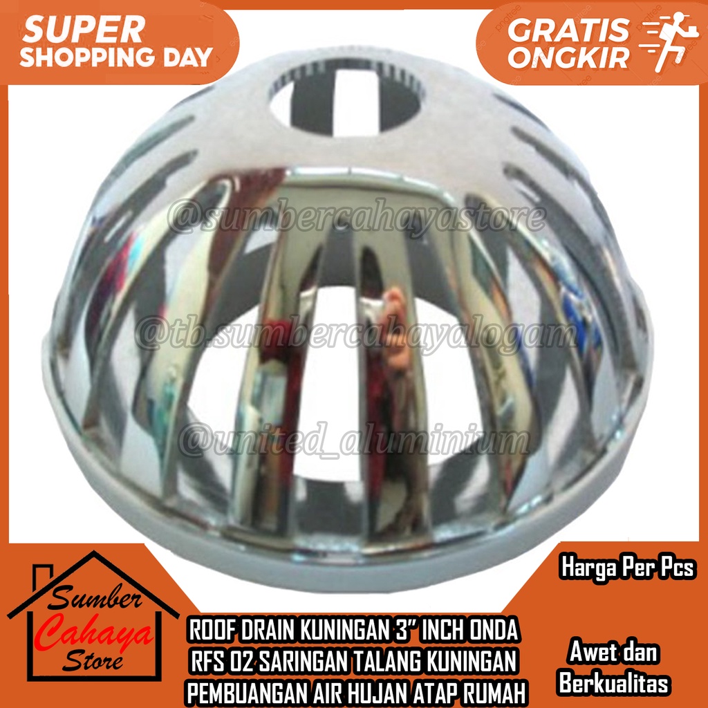Jual Roof drain Kuningan saringan talang Pembuangan Air Hujan Atap ONDA ...