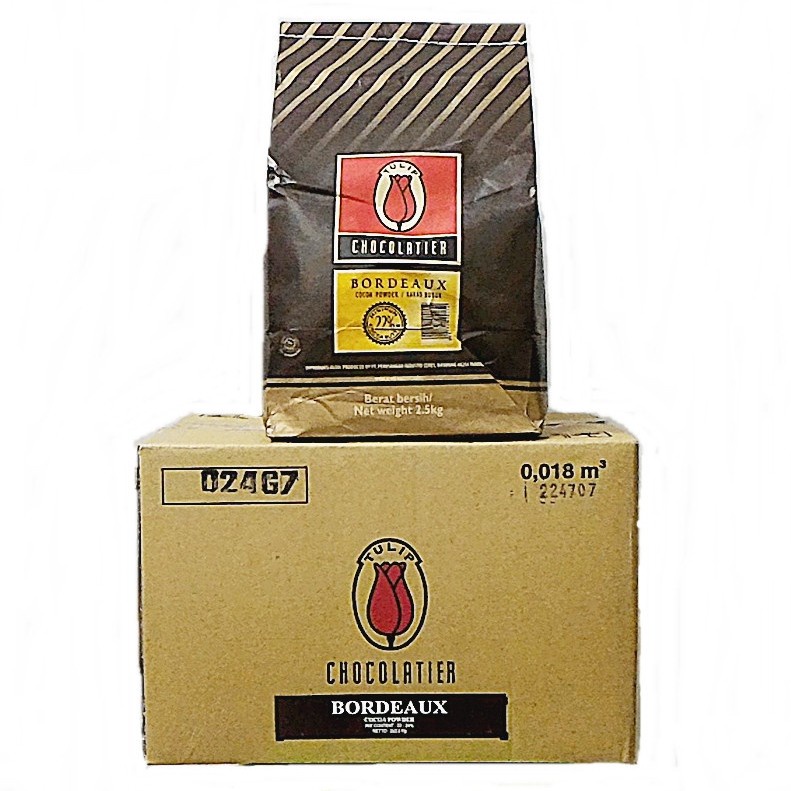 Jual Coklat Bubuk Cocoa Powder TULIP 2.5KG COklat bubuk Pekat Premium ...