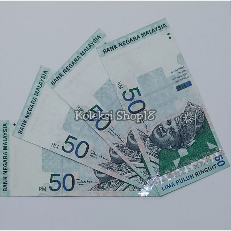 Jual Koleksi Ringgit Malaysia Pecahan 50 Ringgit Old Series | Shopee ...