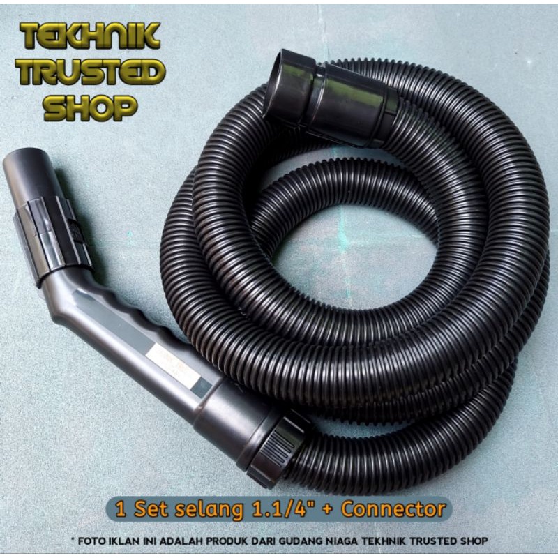 Jual Selang vacuum cleaner ID 32mm size 1.1/4" x 2,5m plus konektor set ...