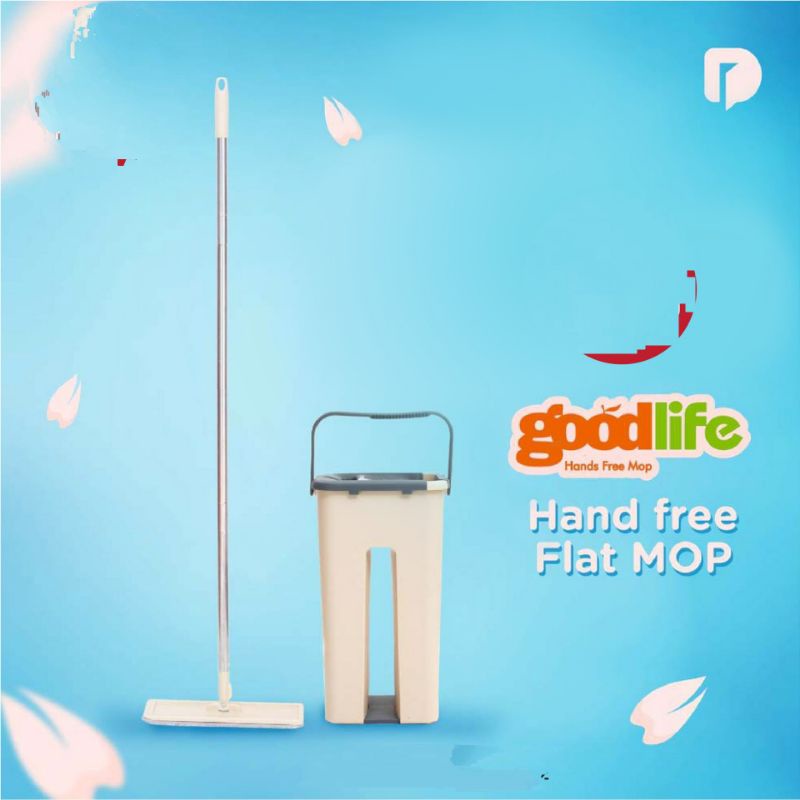 Jual pel lantai praktis,kekinian Goodlife Hand free Flat MOP | Shopee Indonesia