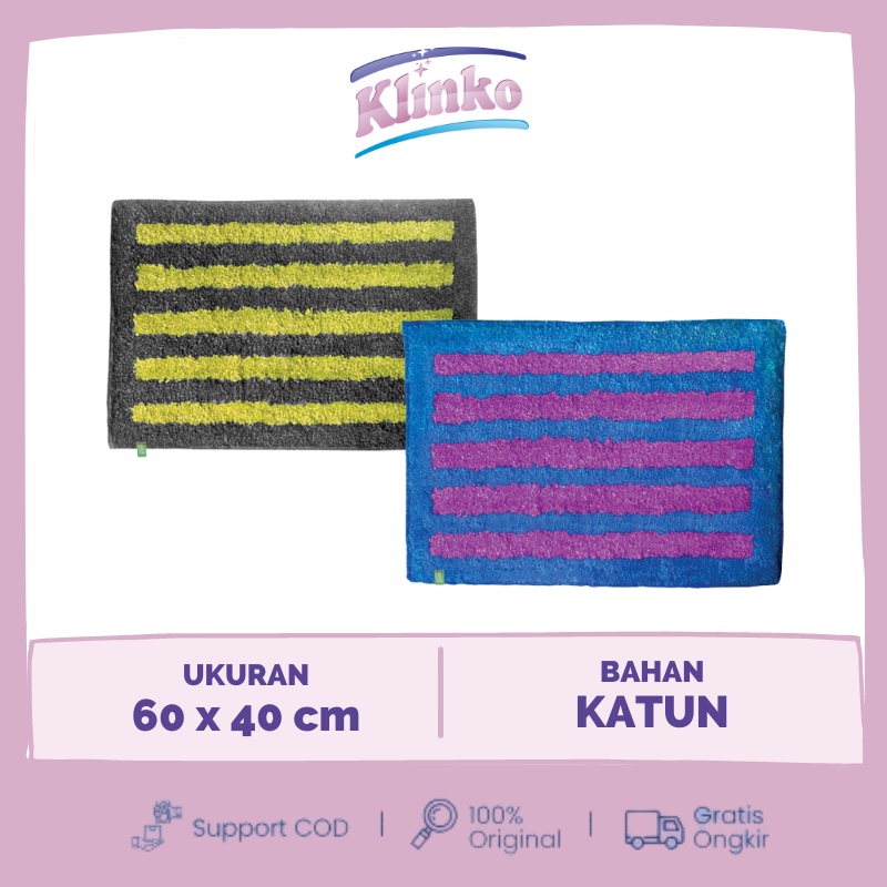Jual Klinko - Keset Kaki Wool Motif Garis | Shopee Indonesia