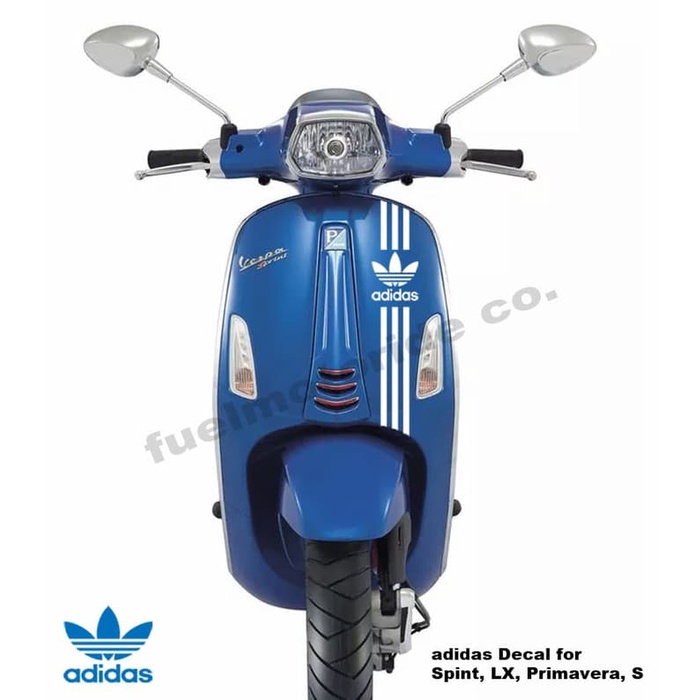 Jual Sticker Decal Adidas Strip Vespa LX Primavera Sprint S jap cafe ...