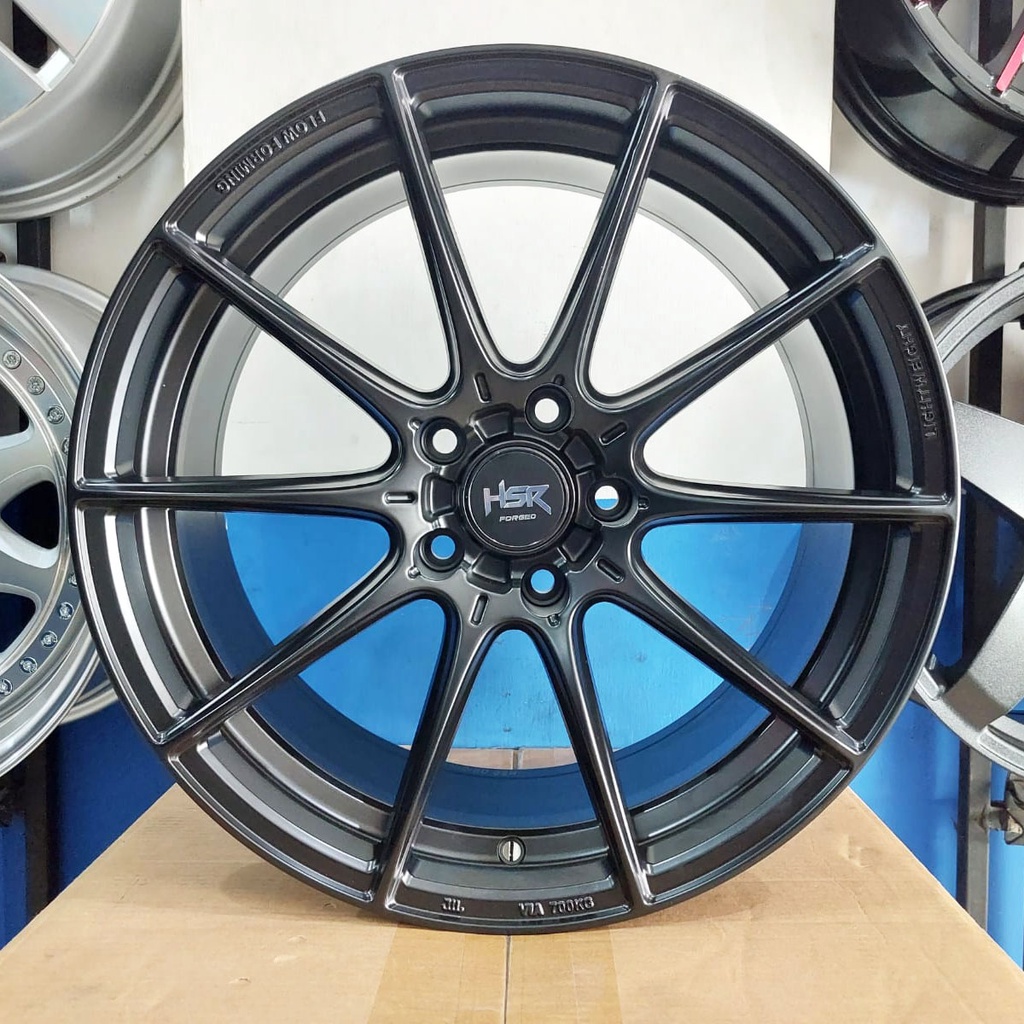 Jual VELG MOBIL JARI RING 18 TIPE FORGED TOBELO ORIGINAL HSR PCD 5X114,3 R18 MATTE BLACK BISA ...