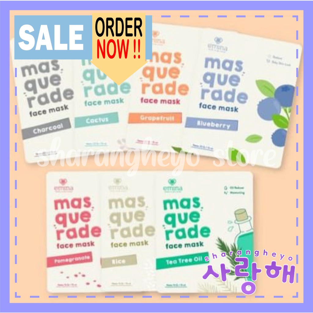 Jual Emina Masquerade Face Mask 23g | Shopee Indonesia
